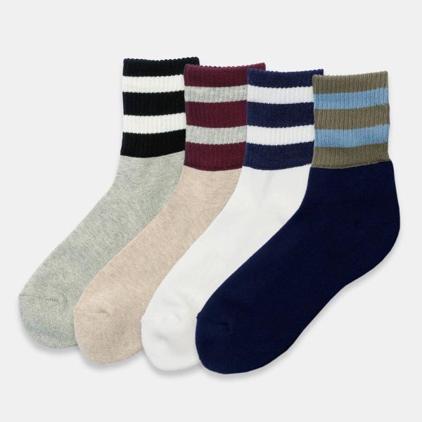 メンズブランドFUJITOのデザイナー藤戸剛による靴下ブランド OBSCURE SOCKS(オブスキュアソックス)。「PHOENIX(フェニックス)」は表糸にオーガニックコットンを使用したミドルゲージのラインソックスです。底面はパイル編みで...