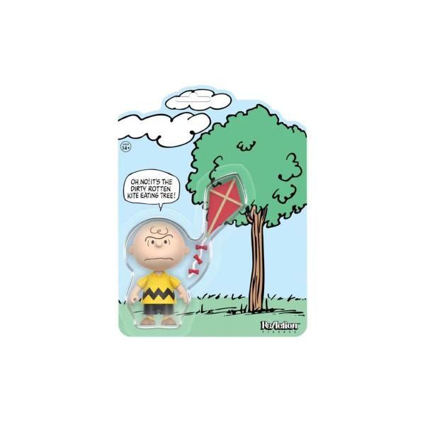 名作コミックに登場する、凧を食べる木を再現した「チャーリー・ブラウン」のリアクションフィギュアです。約9.5cmほどの手のひらサイズで飾る場所を選びません。頭や手足が動かせるのでお好きにポージングが楽しめます。秀逸なブリスターパッケージ入り...