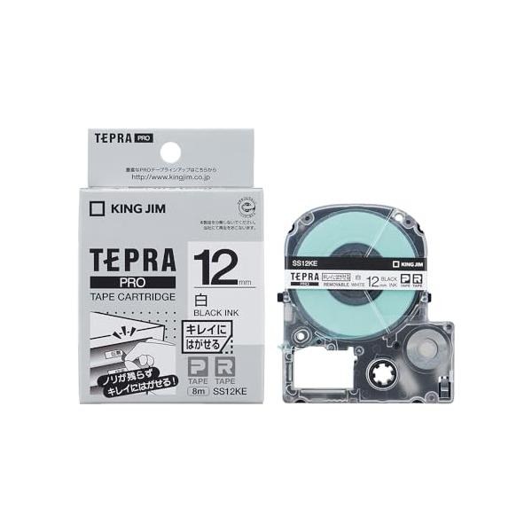 テープ色:白テープ幅mm:12テープ長さm:8黒文字