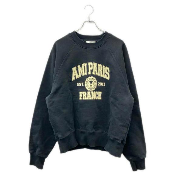 出品日:20260208 性別:メンズ ジャンル1:ファッション ジャンル2:スウェット シーズン:AW（秋冬） カラー:ブラック系 状態ランク:B ブランド:アミ パリス ブランド: ami paris 型番:USW010.747