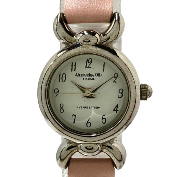 出品日:20260205 性別:レディース ジャンル1:時計 ジャンル2:腕時計 シーズン:ALL（オールシーズン） カラー:シルバー系 状態ランク:B ブランド:アレサンドラオーラ ブランド: ALESSANDRA OLLA