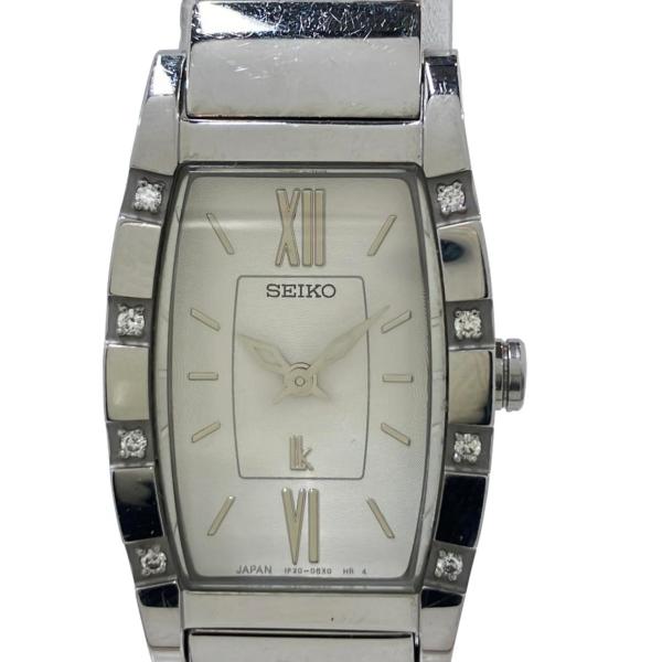 出品日:20260215 性別:レディース ジャンル1:時計 ジャンル2:腕時計 シーズン:ALL（オールシーズン） カラー:シルバー系 状態ランク:B ブランド:セイコー ブランド: SEIKO ライン:lk ルキア 型番:1F20-0BK0