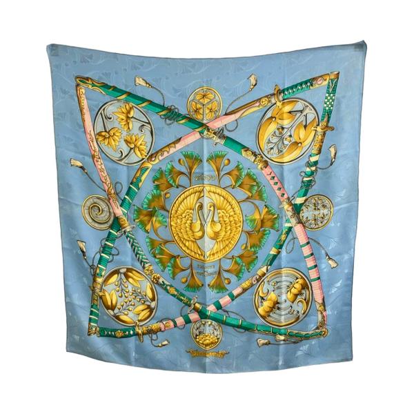 出品日:20251120 性別:レディース ジャンル1:ファッション ジャンル2:スカーフ シーズン:ALL（オールシーズン） カラー:ブルー系その他 状態ランク:C ブランド:エルメス ブランド: HERMES