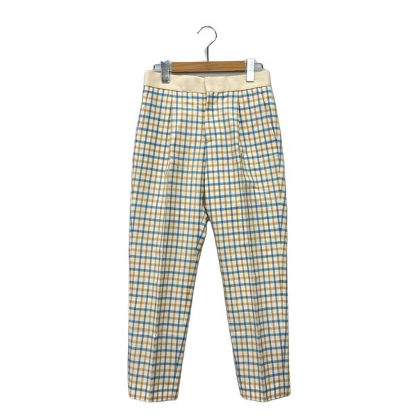 訳あり ドゥロワー スラックス チェック柄 レディース SIZE 34 (S