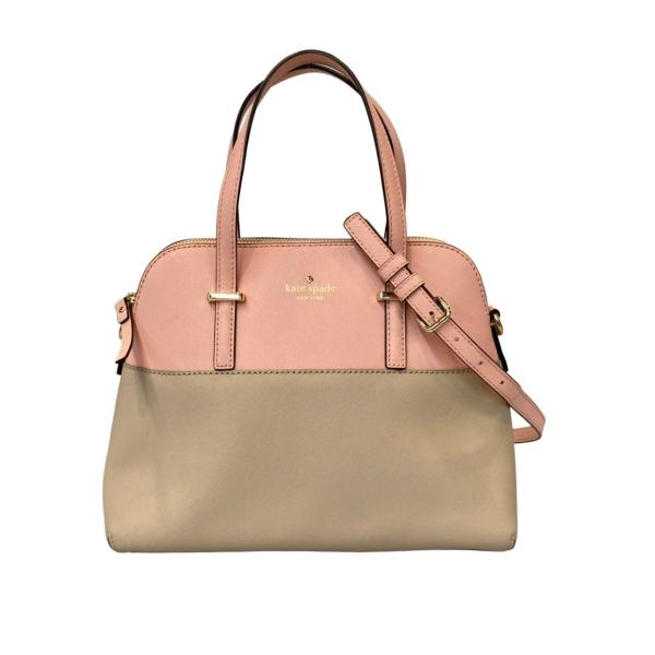 出品日:20260227 性別:レディース ジャンル1:バッグ ジャンル2:ハンドバッグ シーズン:ALL（オールシーズン） カラー:ベージュ系その他 状態ランク:B ブランド:ケイトスペード ブランド: Kate Spade 型番:PXR...