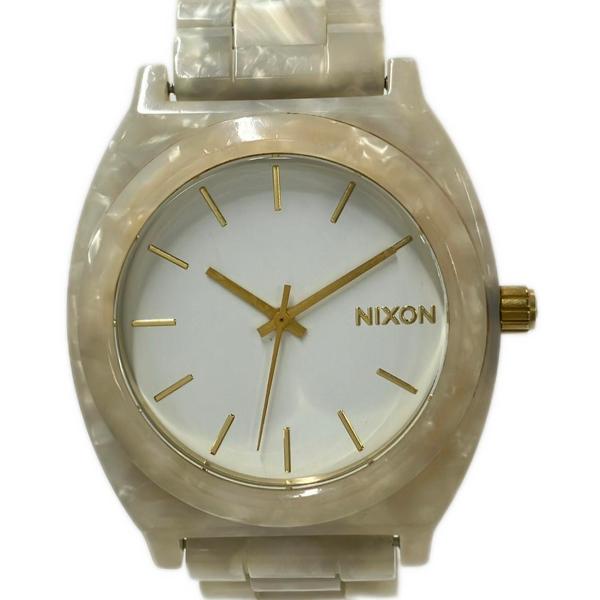 出品日:20260309 性別:レディース ジャンル1:時計 ジャンル2:腕時計 シーズン:ALL（オールシーズン） カラー:ベージュ系その他 状態ランク:B ブランド:ニクソン ブランド: NIXON ライン:THE TIME TELLE...
