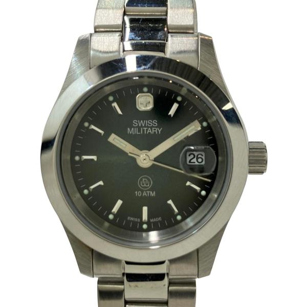 出品日:20260305 性別:メンズ ジャンル1:時計 ジャンル2:腕時計 シーズン:ALL（オールシーズン） カラー:シルバー系 状態ランク:B ブランド:スイスミリタリー ブランド: SWISS MILITARY 型番:6-7023