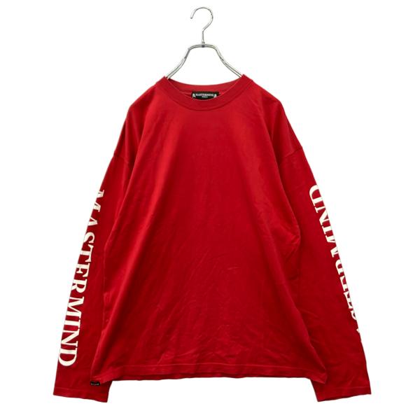 出品日:20260426 性別:メンズ ジャンル1:ファッション ジャンル2:長袖Ｔシャツ シーズン:SS（春夏） カラー:レッド系 状態ランク:C ブランド:マスターマインドジャパン ブランド: mastermind JAPAN 型番:M...