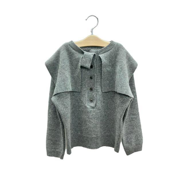 出品日:20241209 性別:キッズ ジャンル1:ファッション ジャンル2:セーター シーズン:AW（秋冬） カラー:グレー系 状態ランク:A ブランド: Cygne