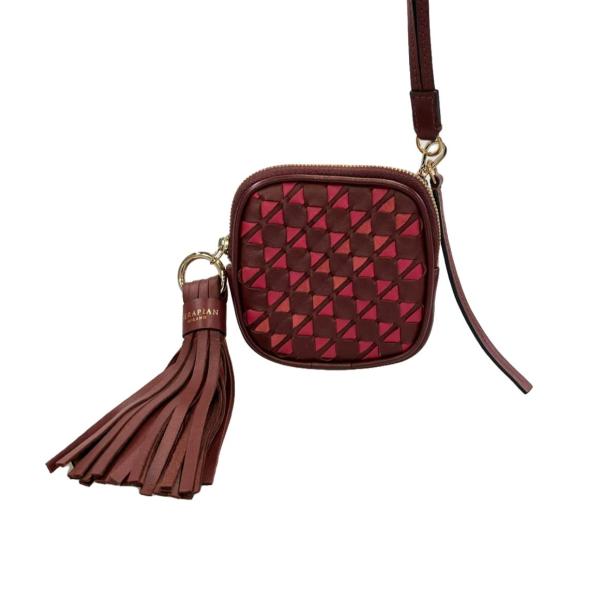 出品日:20250113 性別:レディース ジャンル1:バッグ ジャンル2:ポーチ シーズン:ALL（オールシーズン） カラー:レッド系その他 状態ランク:A ブランド:セラピアン ブランド: SERAPIAN