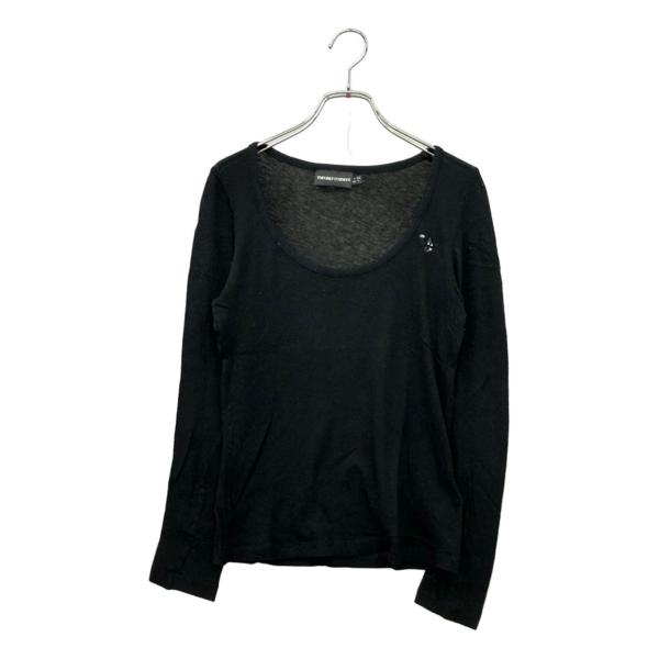 出品日:20251121 性別:レディース ジャンル1:ファッション ジャンル2:ニット シーズン:SS（春夏） カラー:ブラック系 状態ランク:B ブランド:エンポリオ・アルマーニ ブランド: Emporio Armani 型番:UEPC...