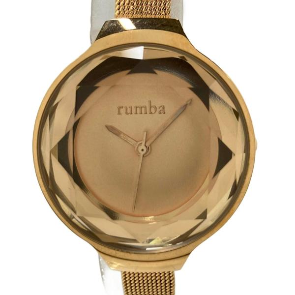 出品日:20260305 性別:レディース ジャンル1:時計 ジャンル2:腕時計 シーズン:ALL（オールシーズン） カラー:ゴールド系 状態ランク:B ブランド:ルンバ ブランド: rumba 型番:RTSC0014
