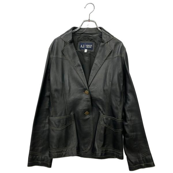 出品日:20251204 性別:レディース ジャンル1:ファッション ジャンル2:レザージャケット シーズン:ALL（オールシーズン） カラー:ブラック系 状態ランク:B ブランド:アルマーニジーンズ ブランド: ARMANI JEANS