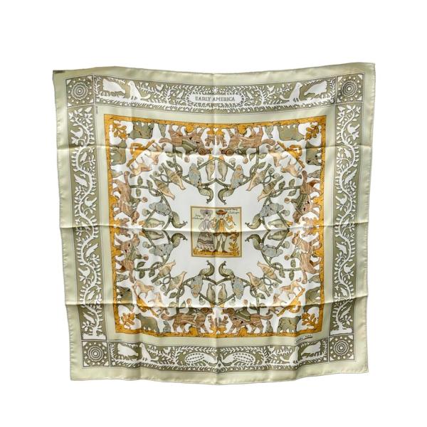 出品日:20260329 性別:レディース ジャンル1:ファッション ジャンル2:スカーフ シーズン:ALL（オールシーズン） カラー:グリーン系その他 状態ランク:B ブランド:エルメス ブランド: HERMES