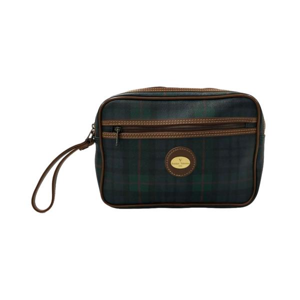 出品日:20250307 性別:メンズ ジャンル1:バッグ ジャンル2:クラッチバッグ シーズン:ALL（オールシーズン） カラー:ネイビー系その他 状態ランク:C ブランド:ルドルフバレンティノ ブランド: Rudolph Valentino