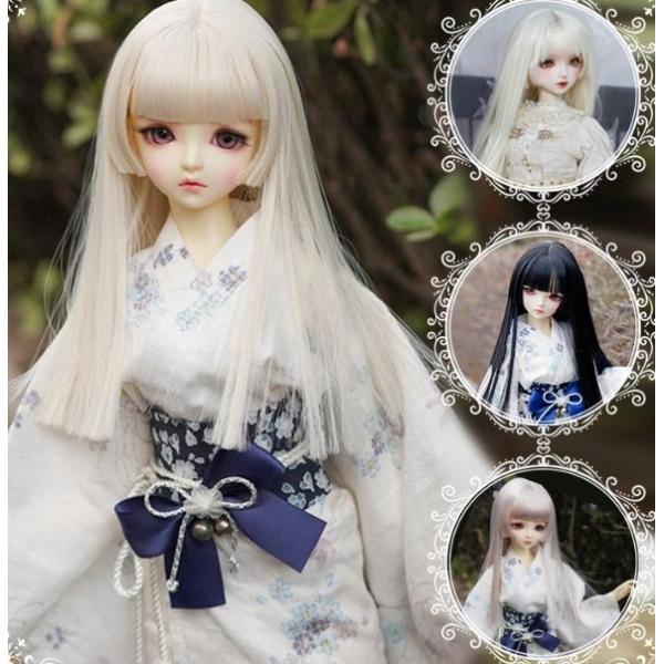 ※お急ぎの場合は、ご注文時に※※＜宅配便＞をご選択ください（有料）※1/6 ドールヘアーウイッグbjdドールの人形用かつら内側は伸縮性のあるネットでかぶせやすい素材スタイリング、カット可能※ウイッグ以外の人形、服、その他小物は付属しません※...