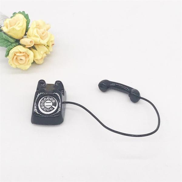 ※お急ぎの場合は、ご注文時に※※＜宅配便＞をご選択ください（有料）※ミニチュア雑貨 電話素材：合金カラー：ワンカラーサイズ：約17mm×12mm×0.7ｍｍ　生産地：中国