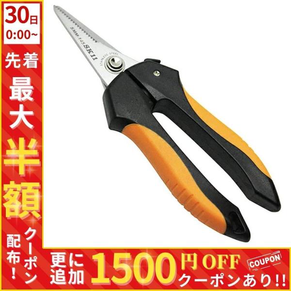 【用途】アルミ板・プラ板などの切断。【機能・特徴】携帯、収納にも便利なコンパクトサイズです。さびにくいステンレスブレードです。セレーション刃で、切る物を逃さずスムーズにカットできます。滑りにくいラバー付グリップです。ブリキ、アルミ、プラスチ...