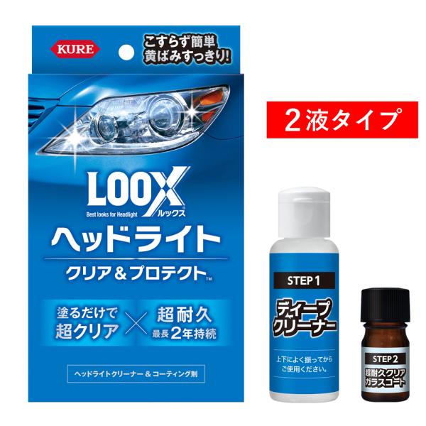 ・研磨剤を使用していないのでキズをつける心配がなく安心して施工できます。・塗るだけで頑固な黄ばみ・白化を落とすので、こする必要がありません。・硬度6Hの硬質ガラスコートが透明感を復活させ、ヘッドライトをキズや劣化から保護します。・強力UVカ...