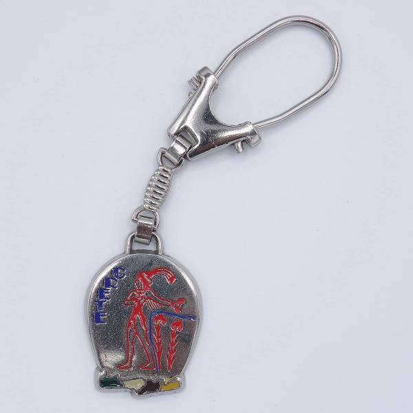 フランスで見つけた、ビンテージ キーホルダー。CRETE KNOSSOS ギリシャ。約3.8m×約3.0cm表面に、擦れ・擦れ汚れあります。