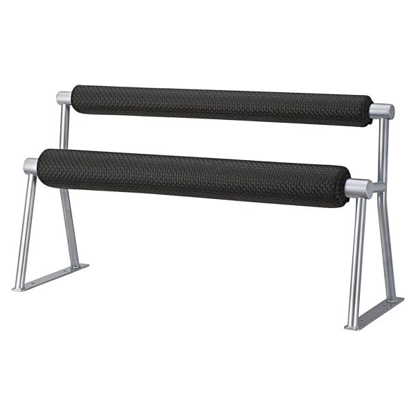 ■フレーム：スチール（シルバー）■ボルト穴：12φ穴計4ヶ所■サイズ：W1260×D430×H670（SH470）■補足：お客様組立品／張地選択【注意事項】※施工が必要な商品です。※アンカーボルトなどは付属しません。※溶接加工により、若干の...