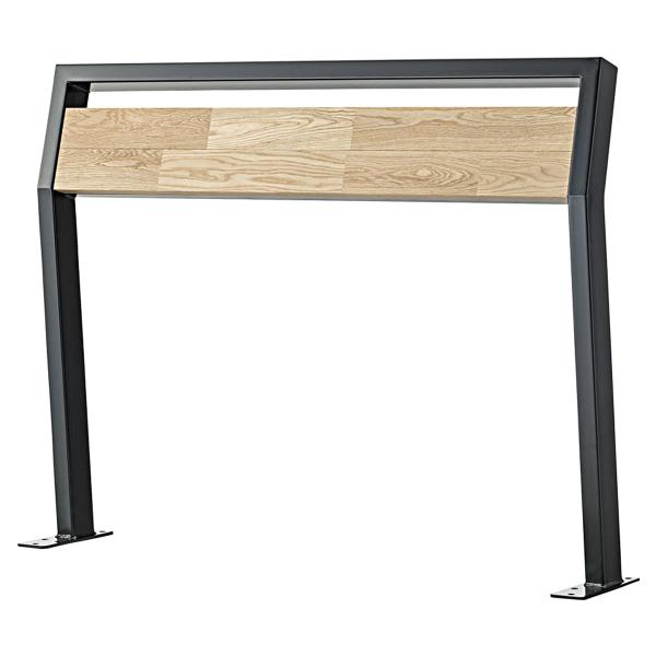 ■フレーム：スチール■フローリング材：オーク■ボルト穴：12φ穴計10ヶ所■サイズ：W1260×D250×H980■補足：お客様組立品／カラー選択【注意事項】※施工が必要な商品です。※使用材の特性上、色合いや風合いに個体差が生じます。※アン...