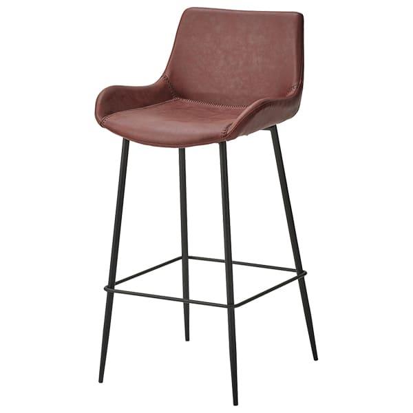 ■主材：スチールテーパーパイプ（粉体塗装　ブラック）■張地：合成レザー■サイズ：W470×D500×H940（SH700）■補足：完成品／張地選択北海道、沖縄、離島及び中継を伴う場合は、追加送料が必要ですので別途ご案内致します。