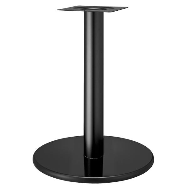 ■材質：スチール　ステンレス■備考：アジャスター×5■適合天板サイズ：　　正方形：W750×D750　　丸形：φ850■サイズ：φ500×H320〜700■受板：240×240×3.2t■丸ポール：φ76.3■ベース厚：30mm■補足：お客...