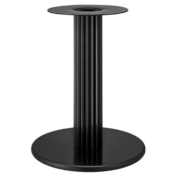 ■材質：　　ポール：アルミ　　ベース：スチール　ステンレス■備考：アジャスター×5■適合天板サイズ：　　正方形：W750×D750　　丸形：φ850■サイズ：φ500×H320〜700■受板：φ340×5t■丸ポール：φ120■ベース厚：3...