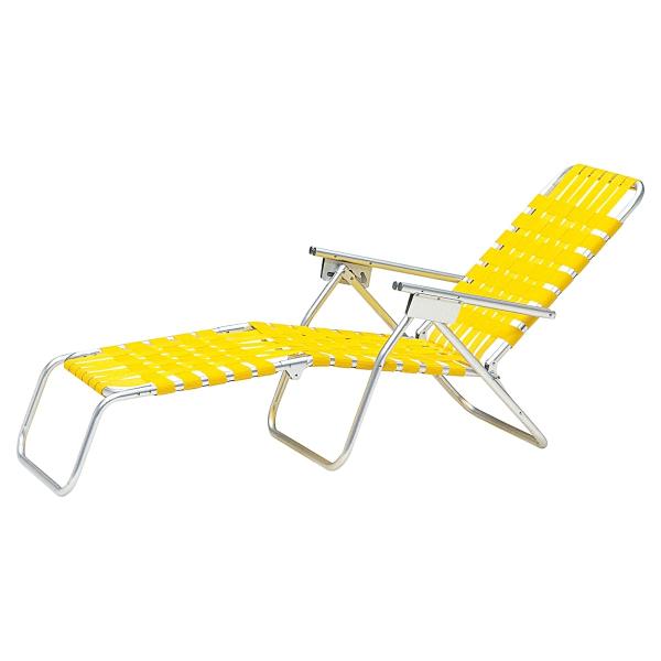 ■背座部：サランベルト■フレーム：アルミ■機能：折りたたみ　4段階リクライニング　屋外使用可能■重量：5.3kg■サイズ：W480×D1100×H900（SH300）■補足：完成品／カラー選択／折りたたみ式／屋外使用可能北海道、沖縄、離島及...