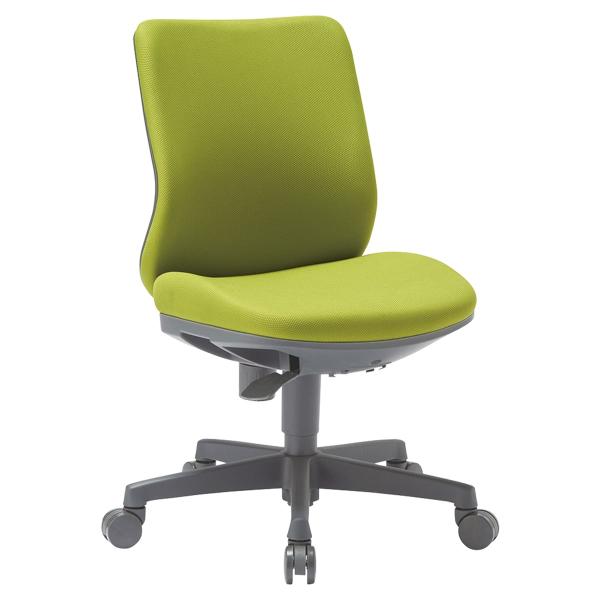 ■背座部：再生P.P.樹脂成形品　モールドウレタンフォーム■脚部：強化ナイロン樹脂成形品　φ60mmナイロン双輪キャスター■張地機能：　　布地：防汚　　 ビニールレザー：抗菌　耐次亜塩素酸　耐アルコール■機構：ガス上下機構　背ロッキング機構...