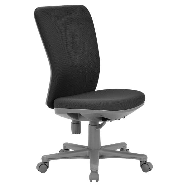 ■背座部：再生P.P.樹脂成形品　モールドウレタンフォーム■脚部：強化ナイロン樹脂成形品　φ50mmナイロン双輪キャスター■張地機能：　　布地：防汚　　 ビニールレザー：抗菌　耐次亜塩素酸　耐アルコール■機構：ガス上下機構　背ロッキング機構...