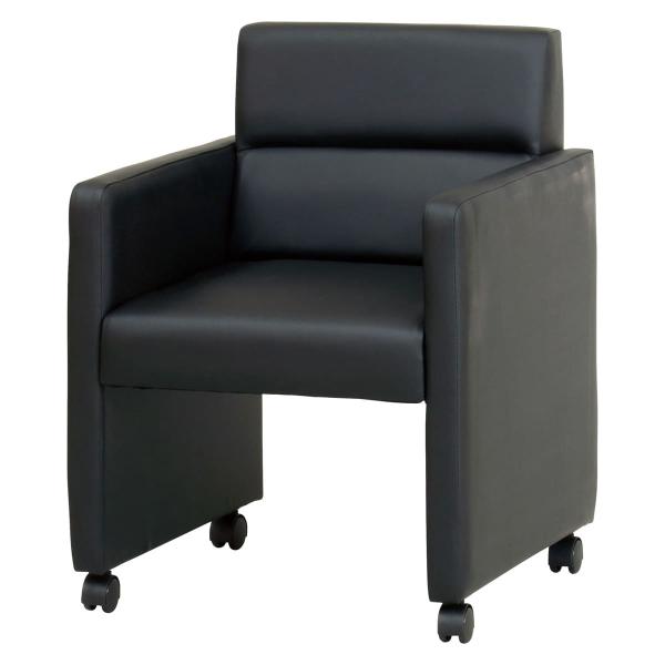 ■張地：合成レザー（PUレザー）■本体：木枠■キャスター：ストッパー無×4■サイズ：W590×D610×H790（SH440 AH610）■補足：完成品／張地選択／キャスタータイプ／グリーン購入法適合北海道、沖縄、離島及び中継を伴う場合は、...