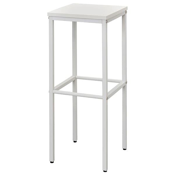 ■天板：低圧メラミン樹脂化粧木質ボード　PVCエッジ■フレーム：スチール（粉体塗装）■アジャスター：ポリプロピレン■サイズ：W296×D296×H730■補足：お客様組立品