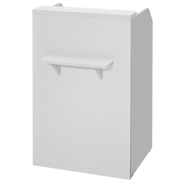 ■本体・引出内部：低圧メラミン樹脂化粧木質ボード　PVCエッジ■アジャスター：ポリプロピレン■棚板：1枚（可動）■機能：鍵付　配線用切り欠き（1ヶ所） 荷物台　小天板取付向き変更可能■サイズ：W600×D618×H1000■荷物台を除く奥行...