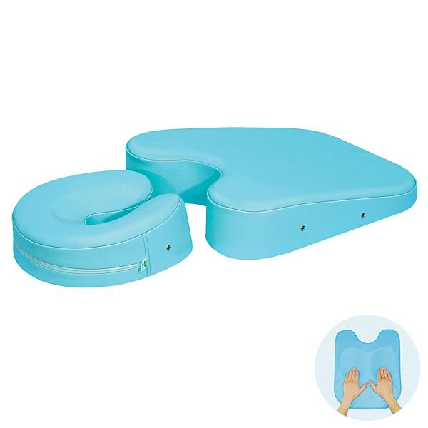 ■重量：約1kg■スロープフェイス：W280×D280×H80／110■ケアーバスト：W420×D500×H30／110■補足：完成品／張地選択【注意事項】※息苦しさを軽減するためにも有孔加工ベッドのご使用を推奨します。北海道、沖縄、離島及...