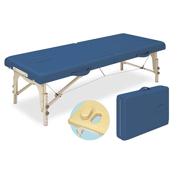 ■張地：耐アルコール　耐次亜塩素酸　抗菌　防汚　難燃　RoHS対応■機能：ダブルノブネジ式7段階式高さ調節■重量：約15kg■サイズ：W700×L1830×H450〜650■クッション厚：60mm■補足：完成品／張地選択／折りたたみ式／昇降...