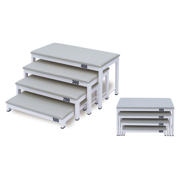 ■セット内容：ABCD各1個■H400タイプ：　　A：W700×D400×H400　　B：W640×D400×H300　　C：W580×D400×H200　　D：W520×D400×H100■H450タイプ：　　A：W700×D400×H4...