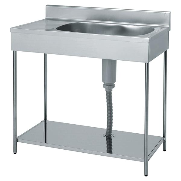 ■材質：ステンレス（SUS430）■付属品：排水器（ゴミかご付臭防虫機能付）　排水ホース（紫外線対策処理済）■備考：アジャスター付■実用耐荷重：30kg■重量：9.0kg（W800）／11.0kg（W1000）■サイズ：W800〜1000×...