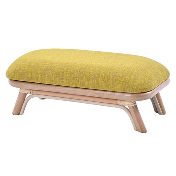 ■フレーム：籐（ラッカー塗装）■座部：合板　クッション■重量：約1kg■サイズ：W400×D210×H150■補足：完成品／張地選択【注意事項】※天然素材を使用している為、大きさ、重量、色味に若干の個体差がございます。北海道、沖縄、離島及び...