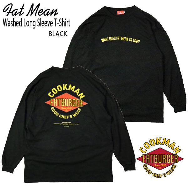 クックマンらしいフード系のデザインをアメリカンテイストに仕上げた、男女問わずユニセックスで着れる長袖Tシャツです。