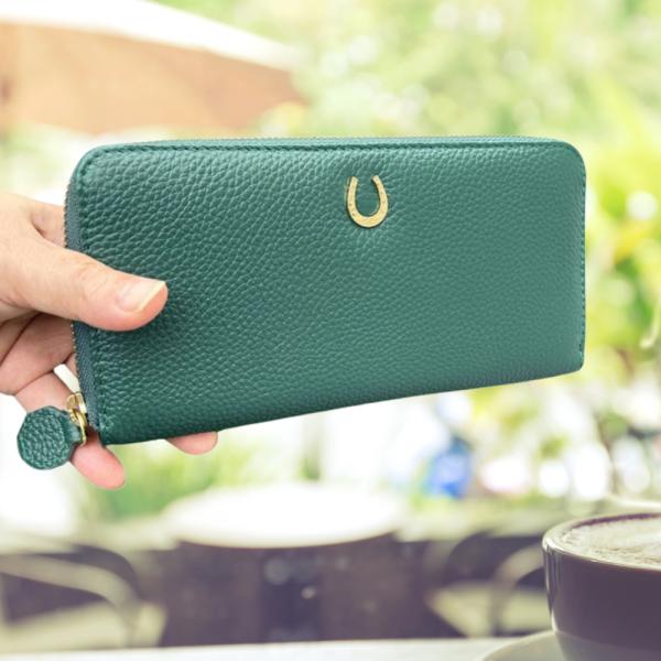 金運アップ,グリーン、緑、風水財布、四神獣、本革、傷つきにくいお札はもちろん、カードや小銭もたっぷりは入る大容量。本牛革でお造りしました。宅配便送料無料（北海道、沖縄県はレターパックプラスでのお届けになります）