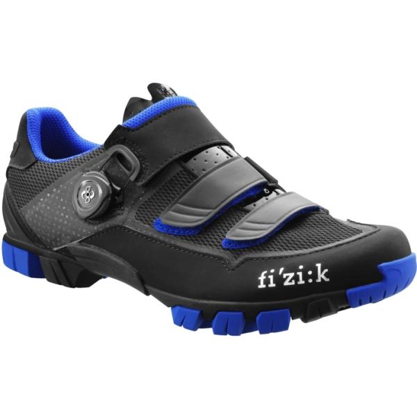 FIZIK 新品 M6B UOMO(メンズ)BOA MTBシューズカラー／BK/ブルーサイズ 39定価17380円日本代理店 正規輸入品※店頭販売の価格は、ヤフーショッピング価格より安い場合が御座います、詳しくは　お電話ください。店頭でも販...