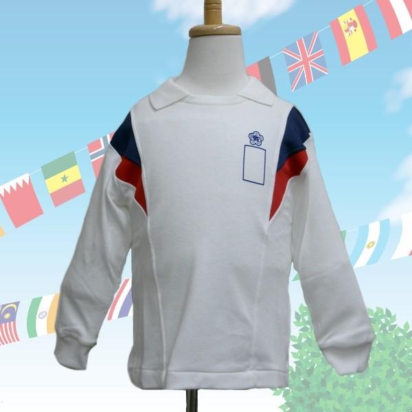 メーカー名 Sneed スニード素材 綿 50% / ポリエステル 50%状態 新品色 白×赤/紺ライン入りサイズ 120 (身長115〜125cm / 胸囲57〜63cm)サイズ(採寸) 着丈(最上部から・・47cm)身幅(脇下部分・・3...