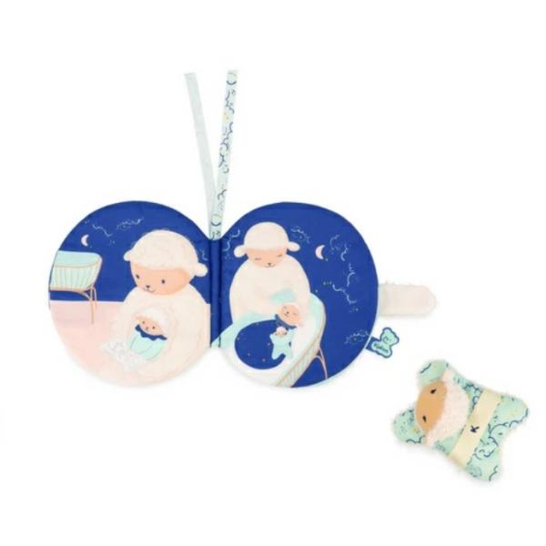 布絵本とハンドパペットのギフトセットができました。ママの優しい声でお話を読んであげて、ハンドパペットで遊んであげれば、赤ちゃんはは安心感と癒しを感じています。お眠みの時に読んであげれば優しく眠りにいざないます。布絵本は赤ちゃんとのコミニユケ...