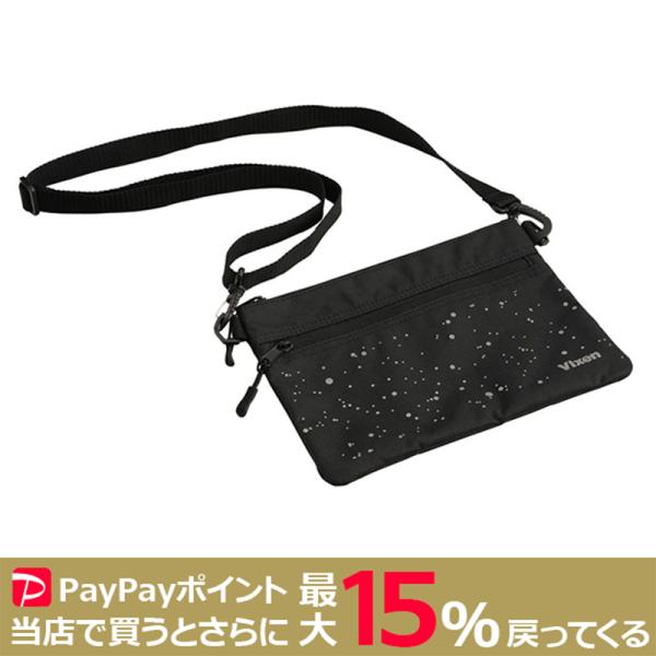 【発売日：2026年02月19日】ビクセン　天体アクセサリーケース観望グッズ サコッシュ（星柄）夜空デザインのリフレクター付きサコッシュバッグ日々のスタイルに、デザインと安全性をプラス。コンパクトで使いやすい、多機能サコッシュです。仕様ー仕...