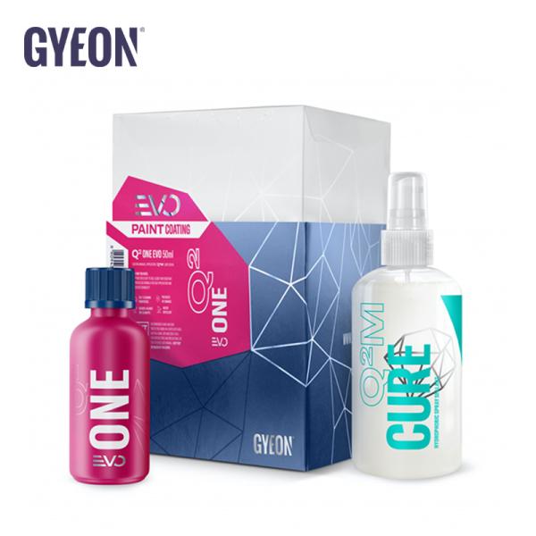 【セット内容】○Q2 OneEVO 30ml ○Q2M Cure 100ml○コーテイングプリケーター（ミニ）○取扱説明書○#gyeonized Sticker●耐久性と光沢を求めるためのコーティング剤です。●特別な装置を必要とせずワックス...