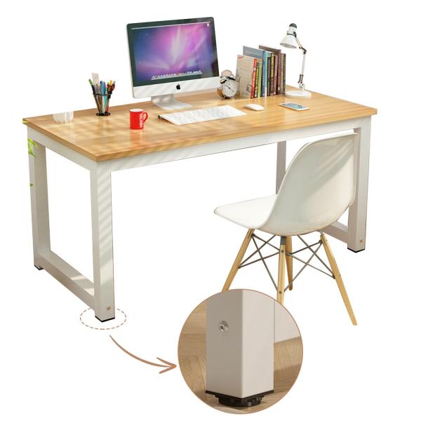 形状：長方形デスクの種類：コンピューターデスク色：ホワイト、アイボリースタイル：シンプルデスクこの商品について幅100cm×奥行60cm×高さ73cmの シンプルデスク です。シンプルな作りなので オフィスデスク ・ パソコン机 ・ 勉強机...