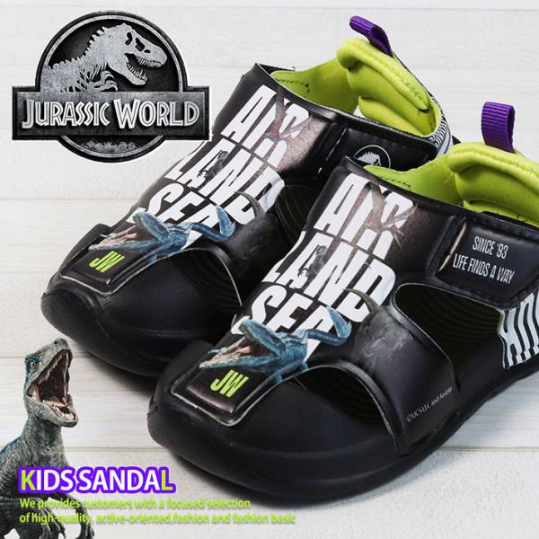 ■特徴お子様大喜び♪大人気ジュラシックシリーズからサンダルが入荷しました！超軽量・つま先まであるデザインで活発なお子様にもオススメ！かかと部分か靴擦れのしにくいクッション仕様■カラーブラック※カラーは各々のモニターにより、多少の違いがある事...