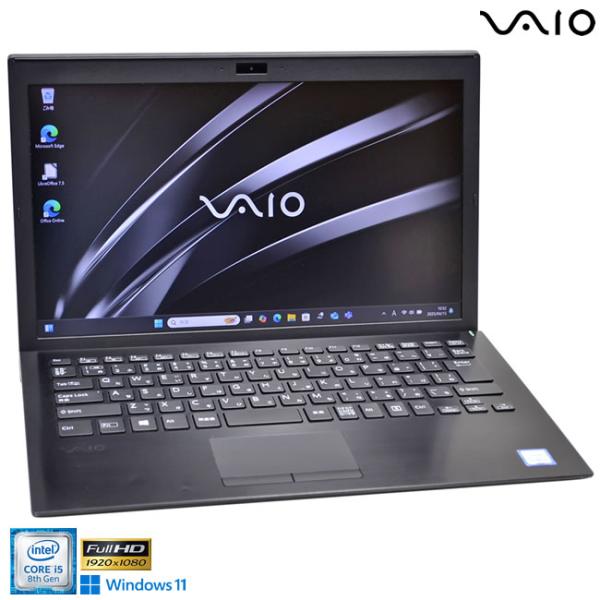 ■薄型でスタイリッシュなデザイン、Vaio Pro PG 13.3型モバイルノートパソコンです。Windows11導入済みで届いてすぐに使えます。■インテル 4コア/8スレッド Core i5 8250U (1.60GHz〜3.40GHz)...